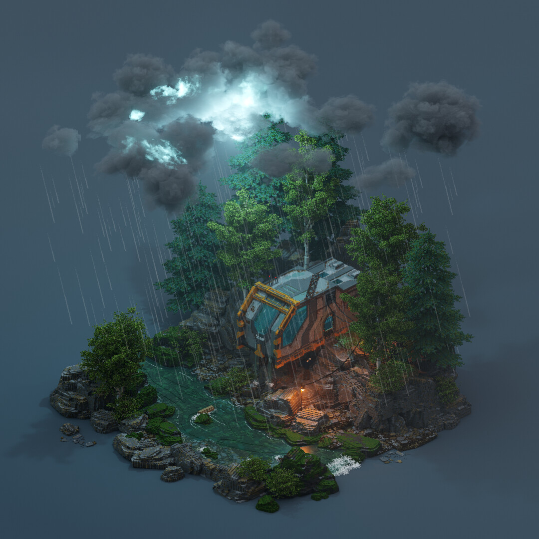 ArtStation - Summer Rain