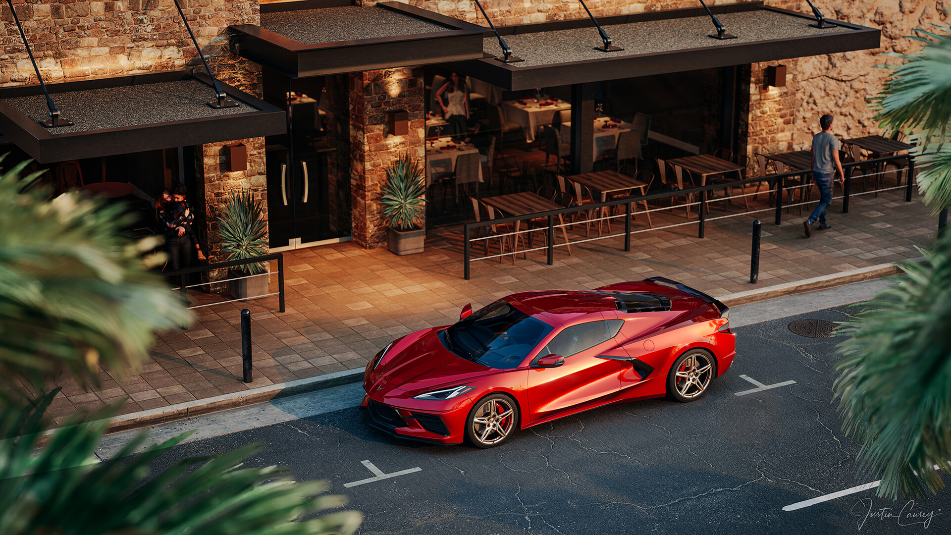 ArtStation - Corvette at Dinner