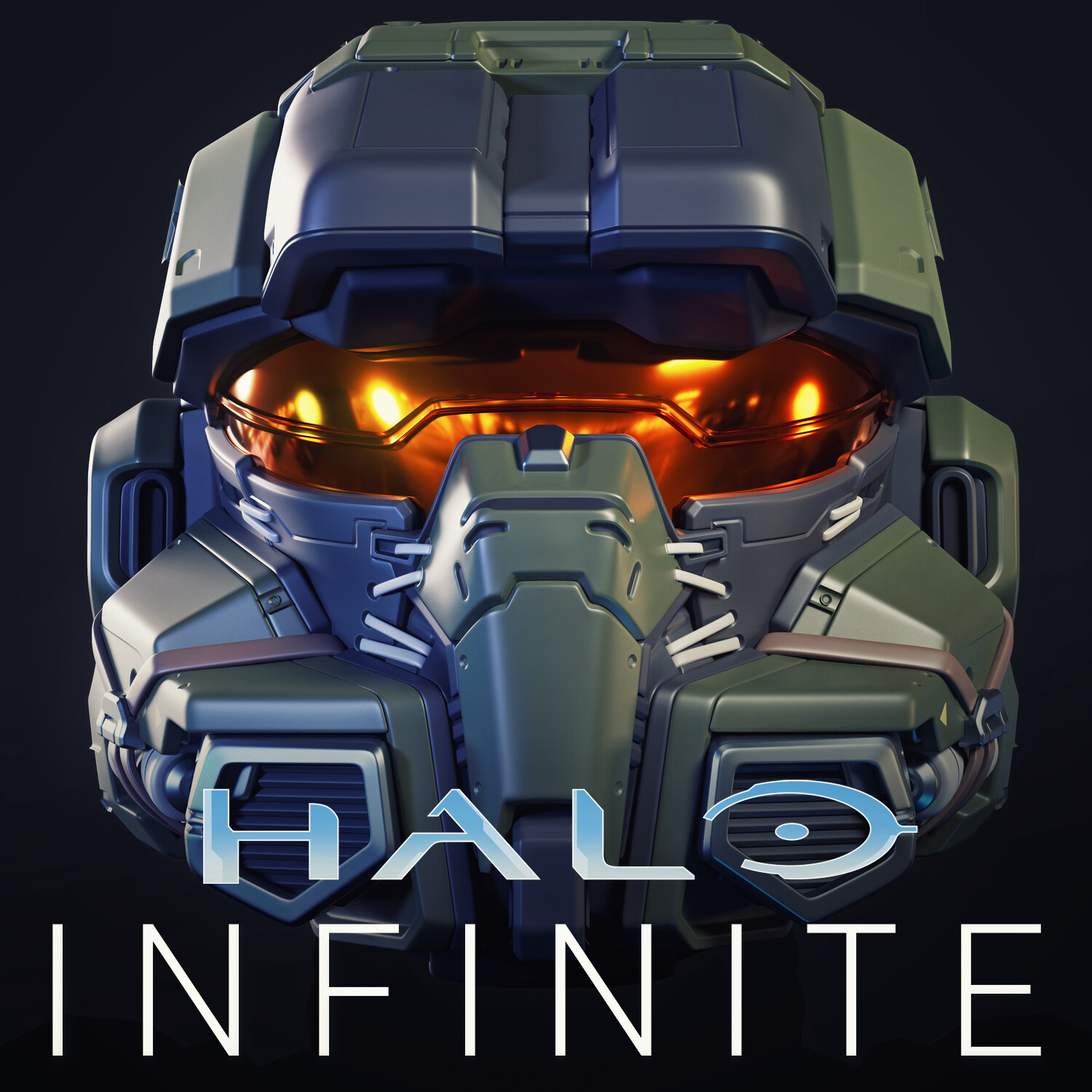 Erik Kangas - Halo Infinite - MORRIGAN Helmet - Season 2 Lone Wolves