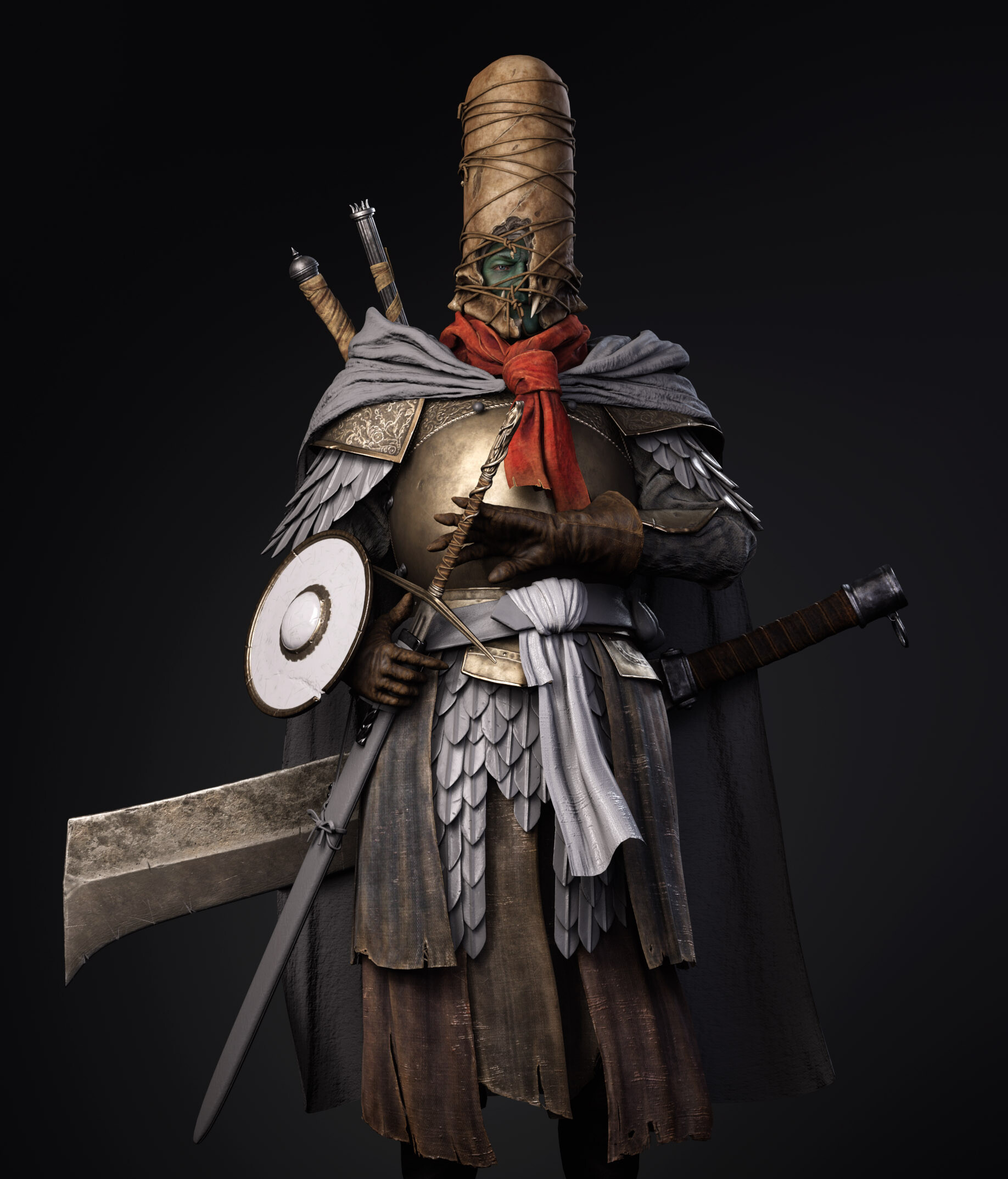 ArtStation - Dragon Hunter WIP