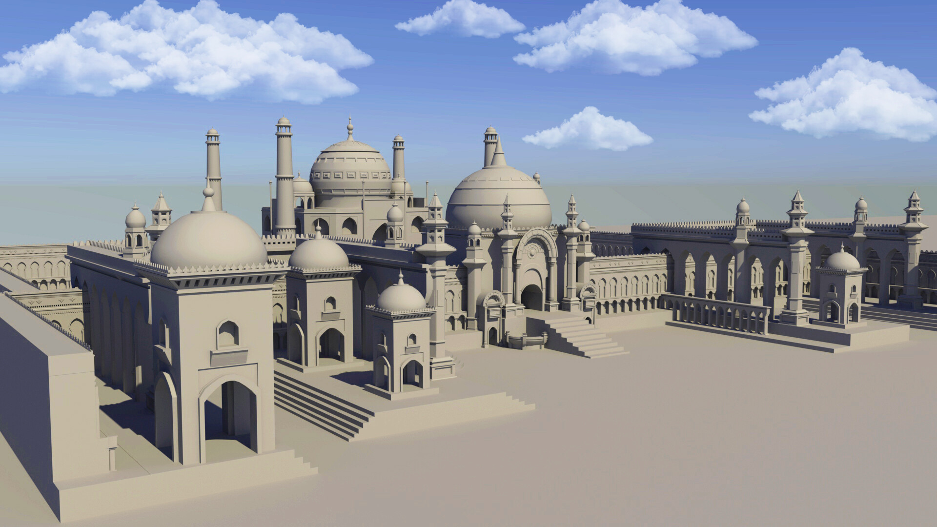 ArtStation - Kingdom of Heaven Palace | 3D Model