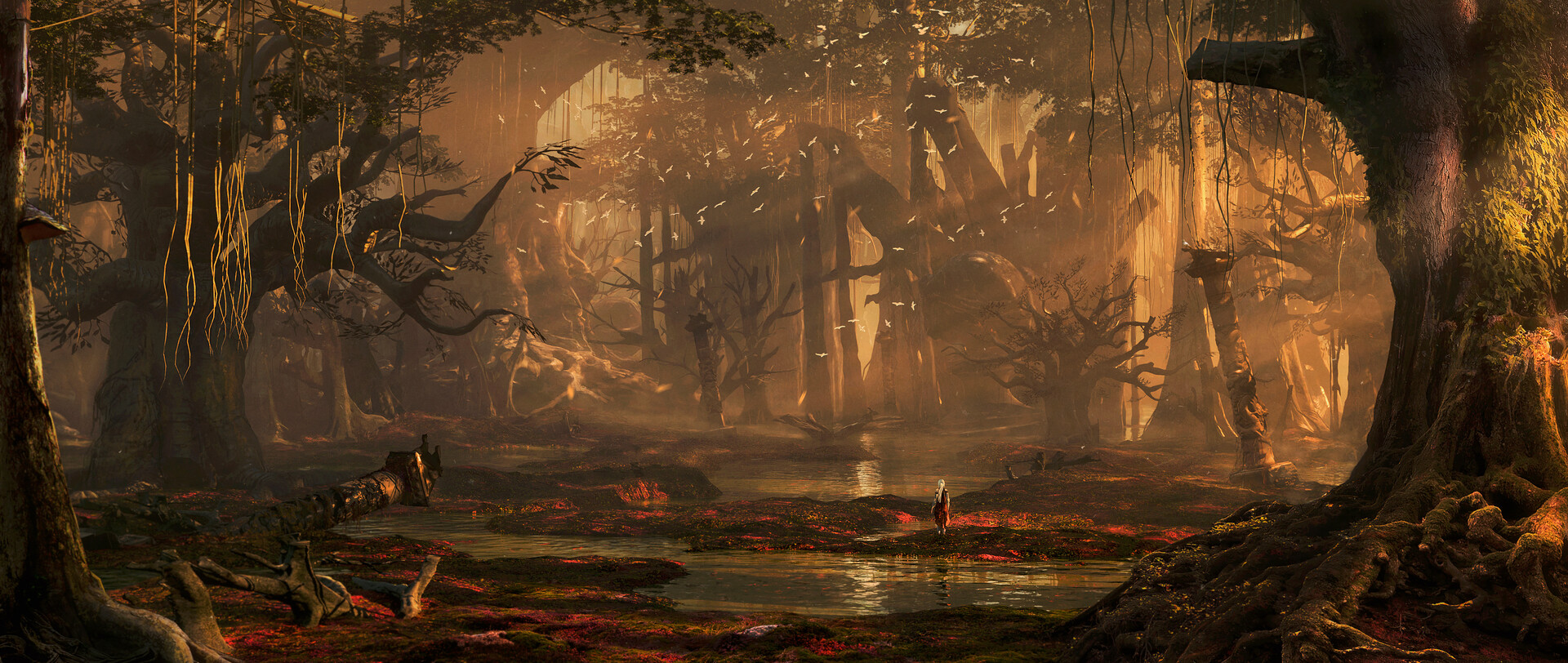 ArtStation - Fantasy swamps