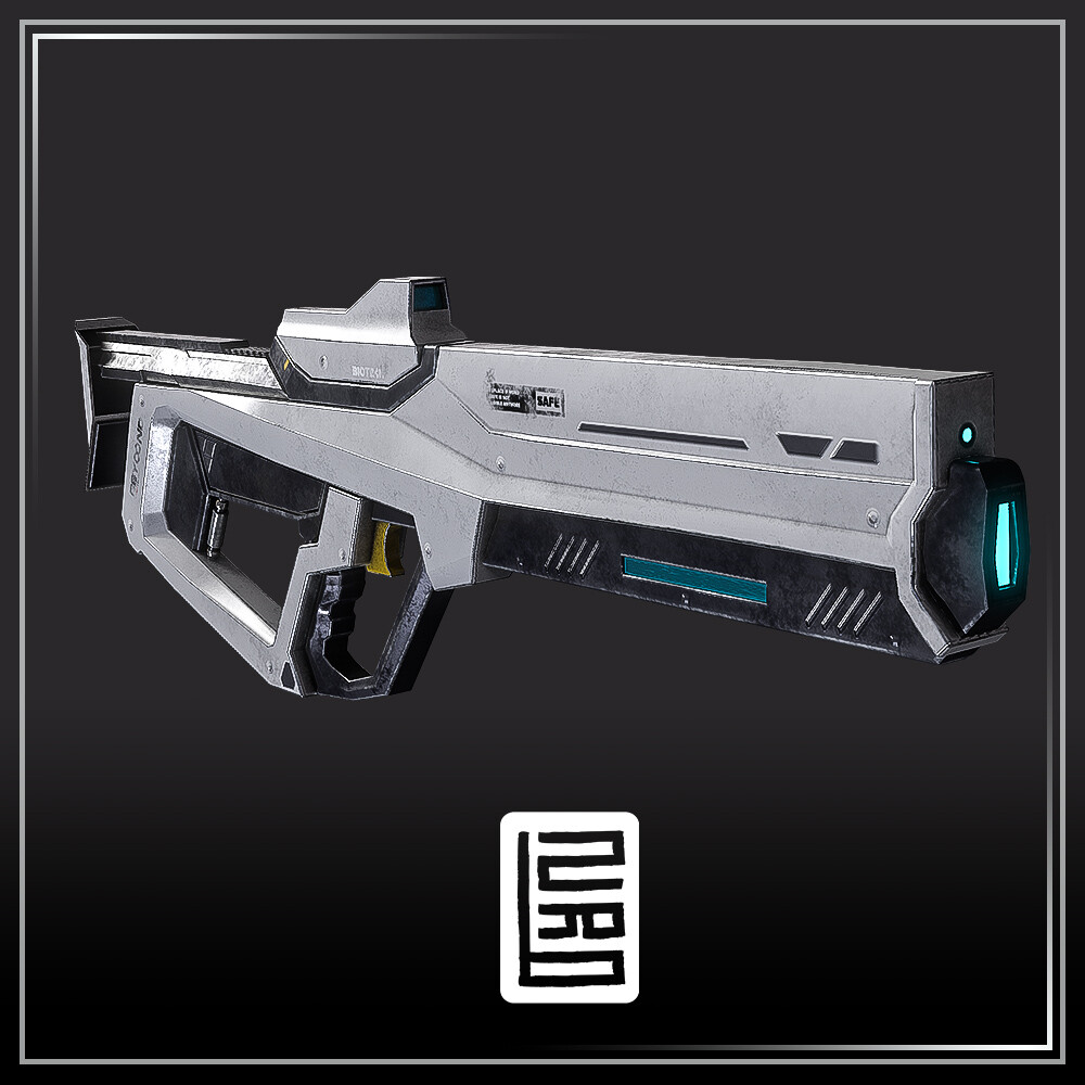 ArtStation - Sci-Fi Rifle