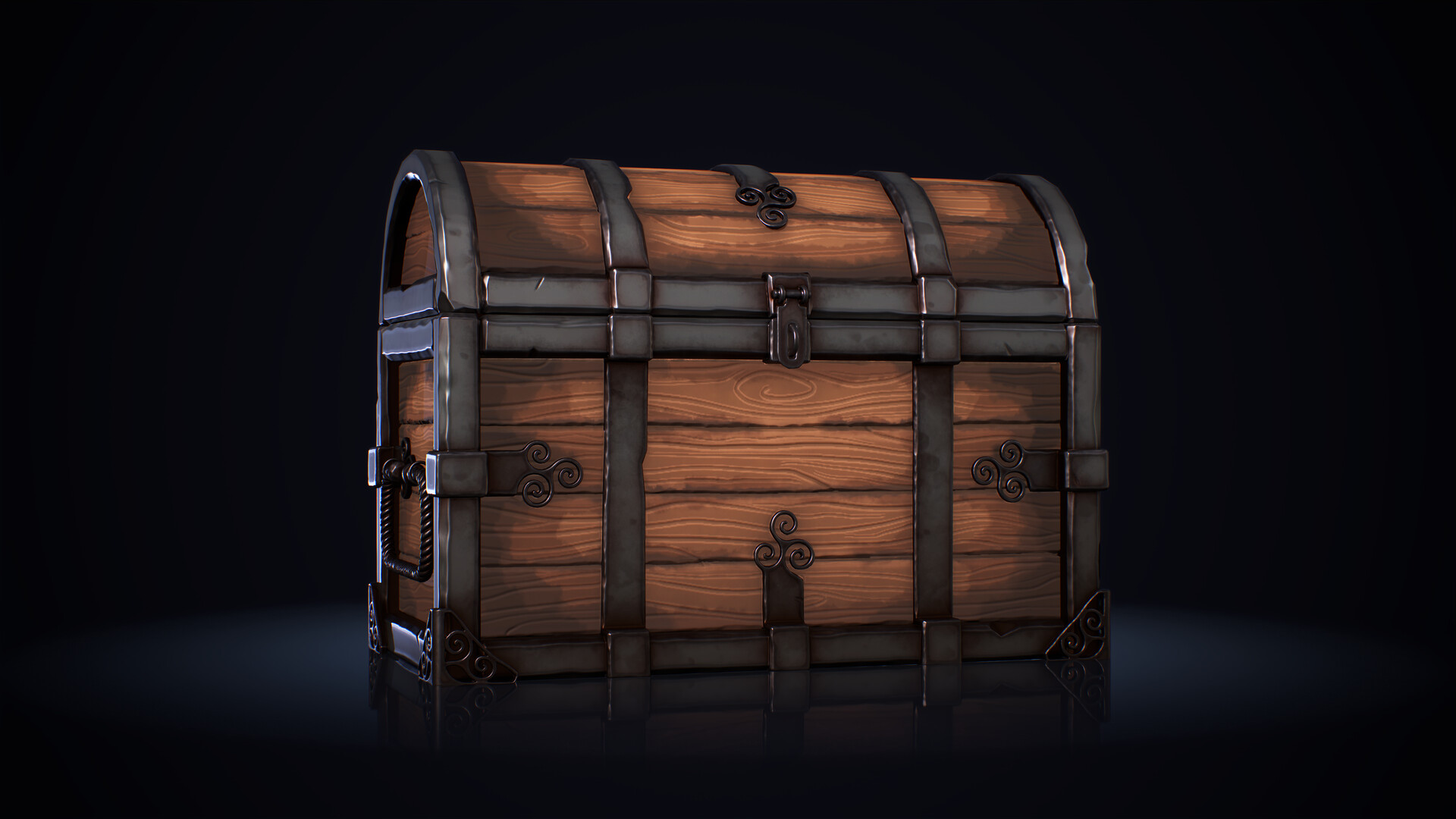 ArtStation - Stylised Celtic Chest