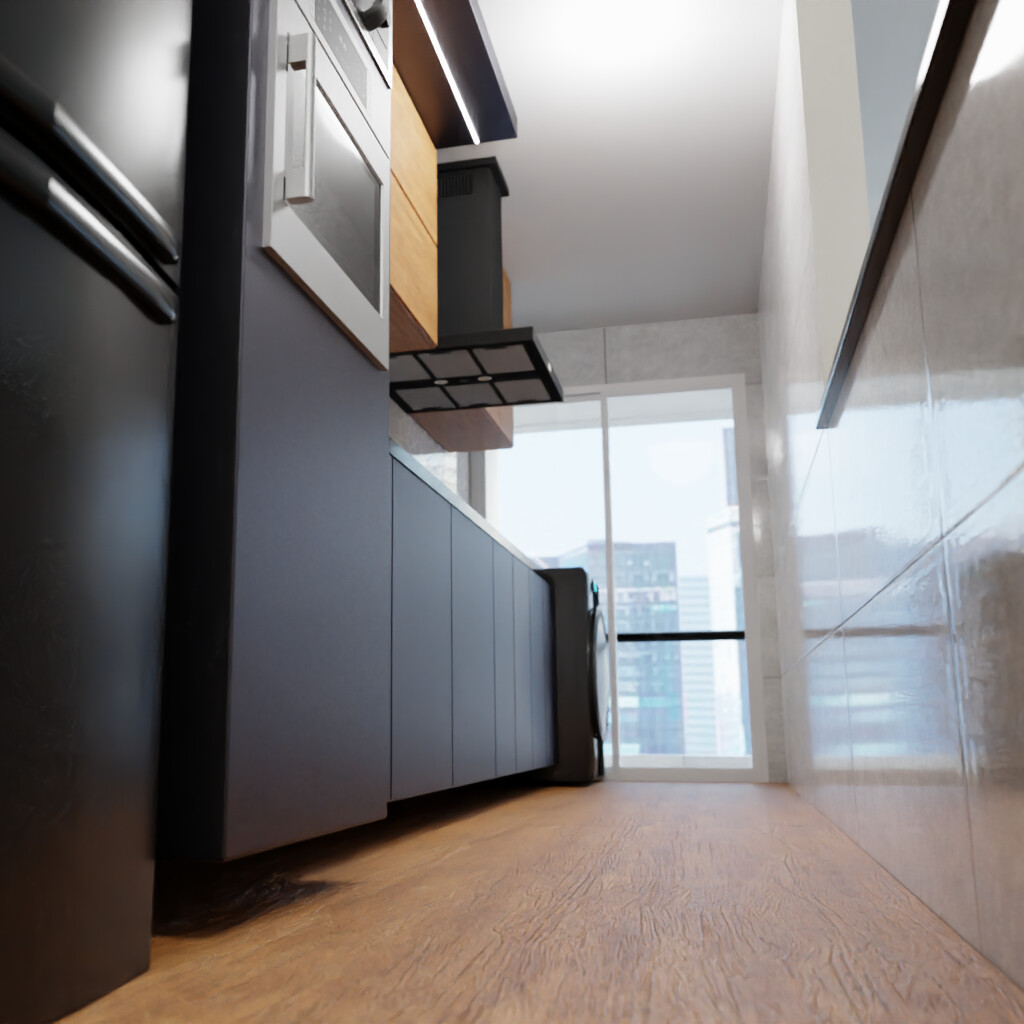 ArtStation - Kitchen Arch-Viz