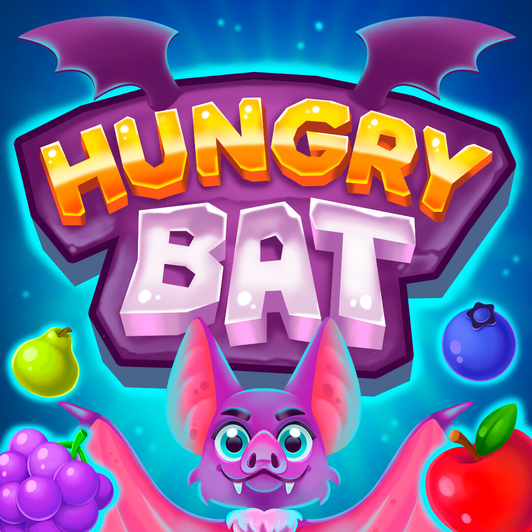 ArtStation - "Hungry Bat" UI/2D Art