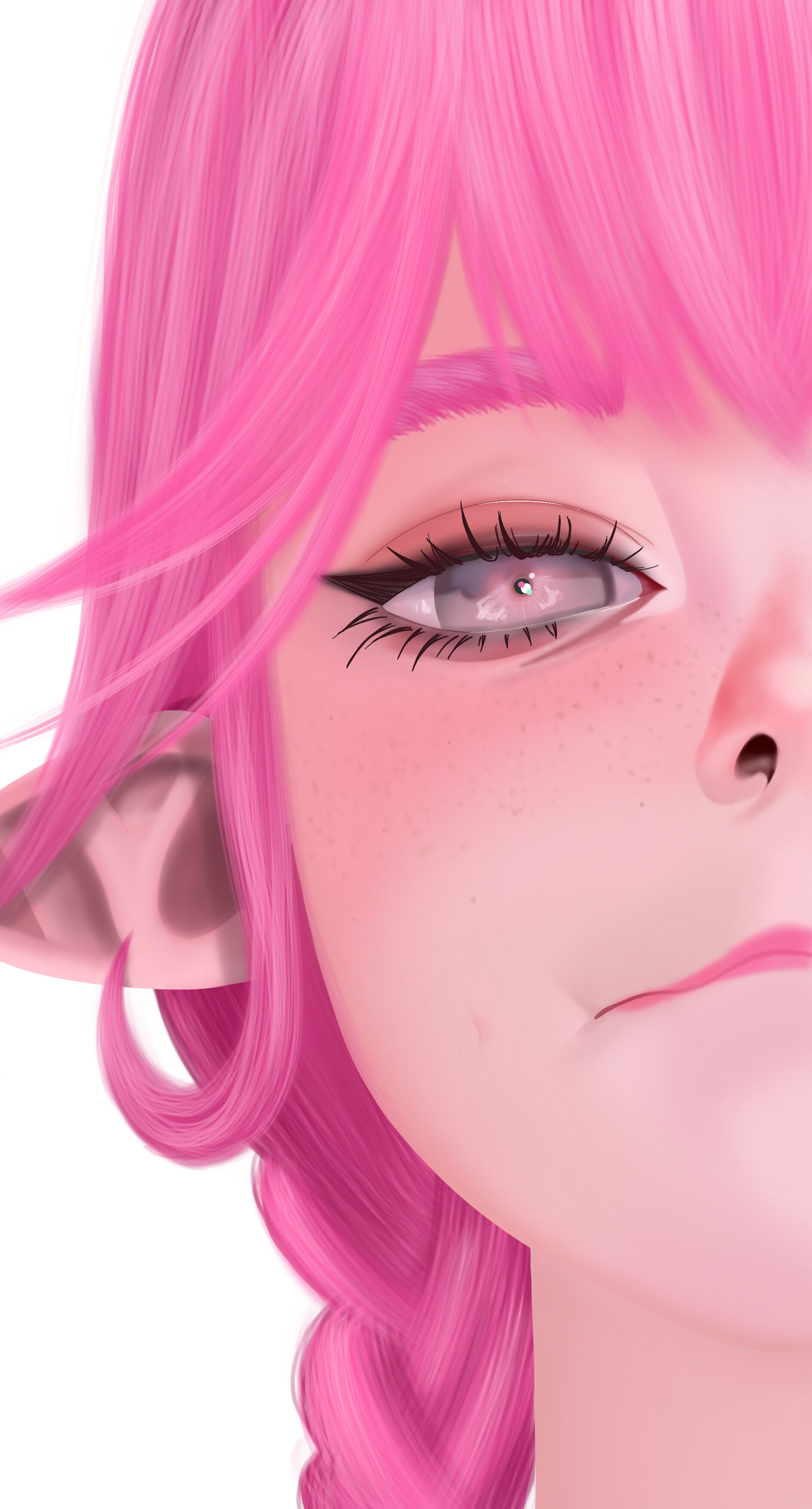 ArtStation - pink elf