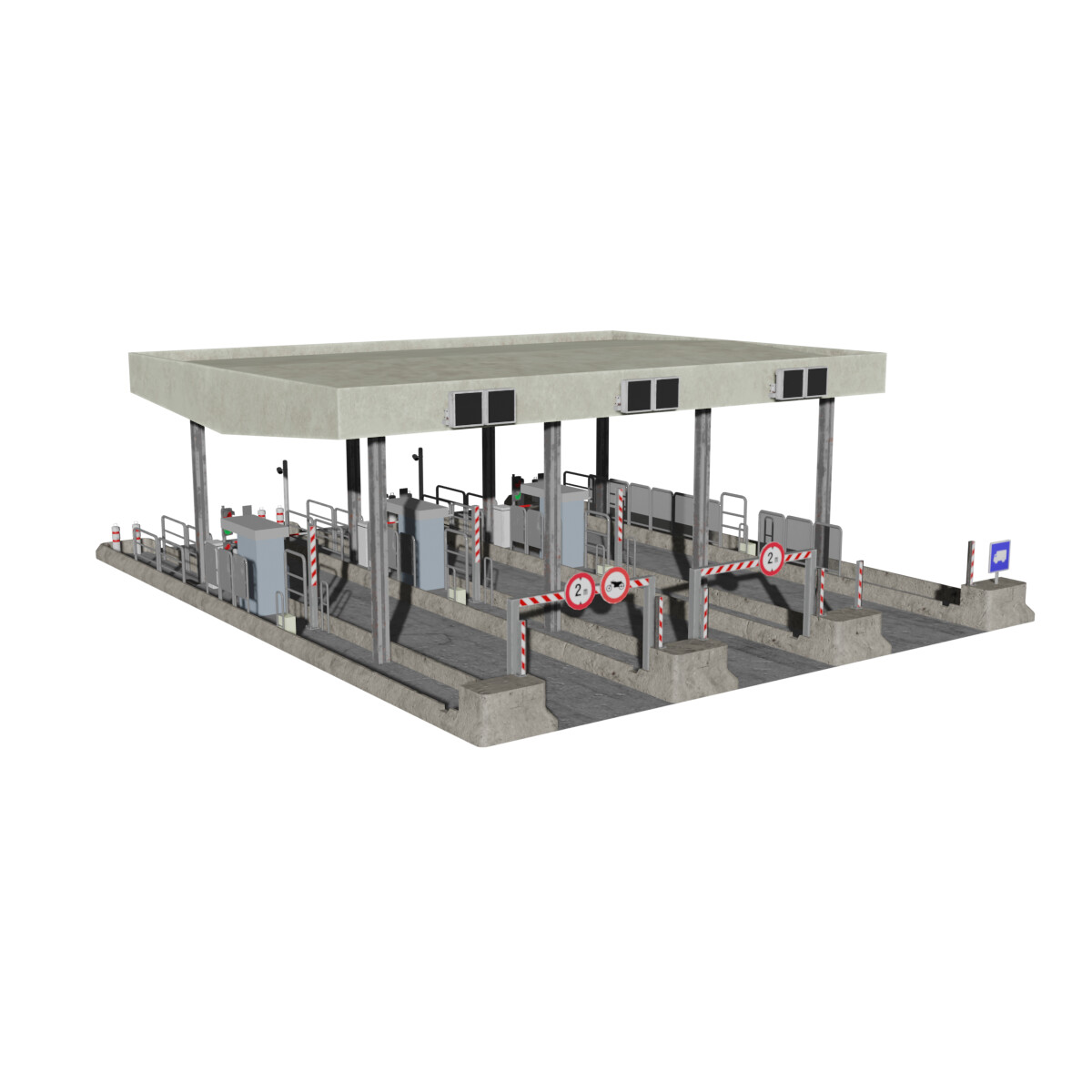 ArtStation - French Toll Gate