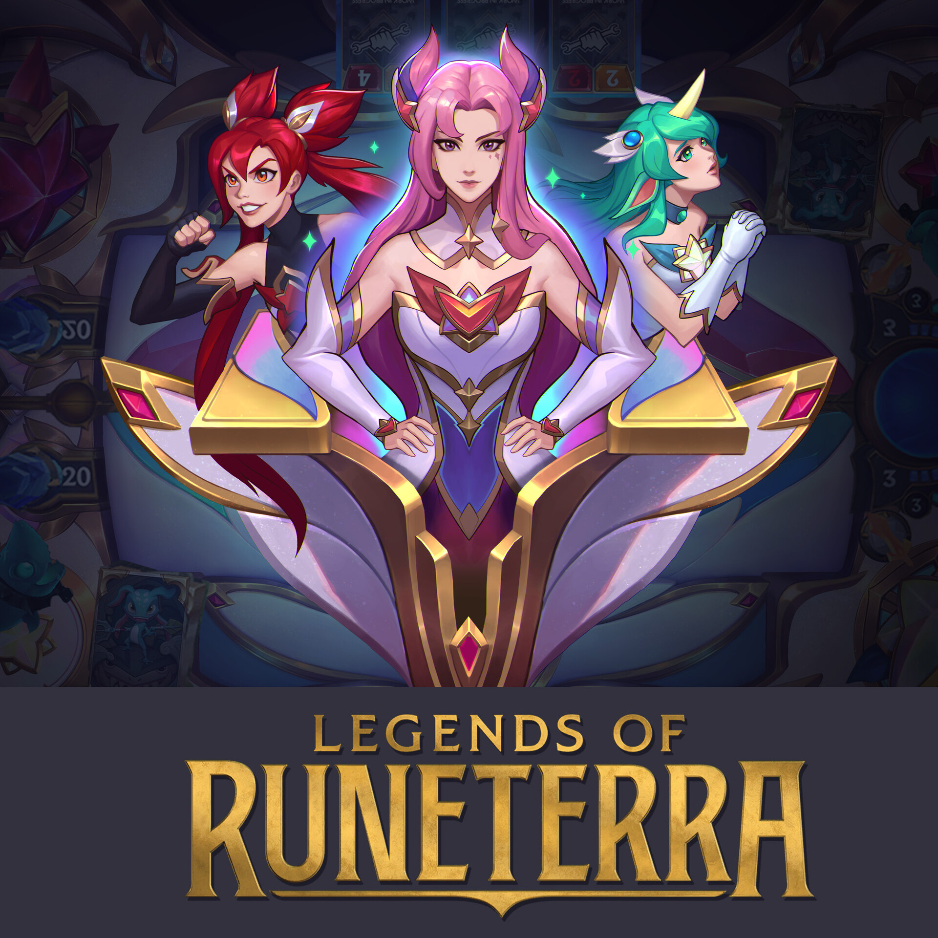 ArtStation - Star guardian Board Concepts - Legends of Runeterra