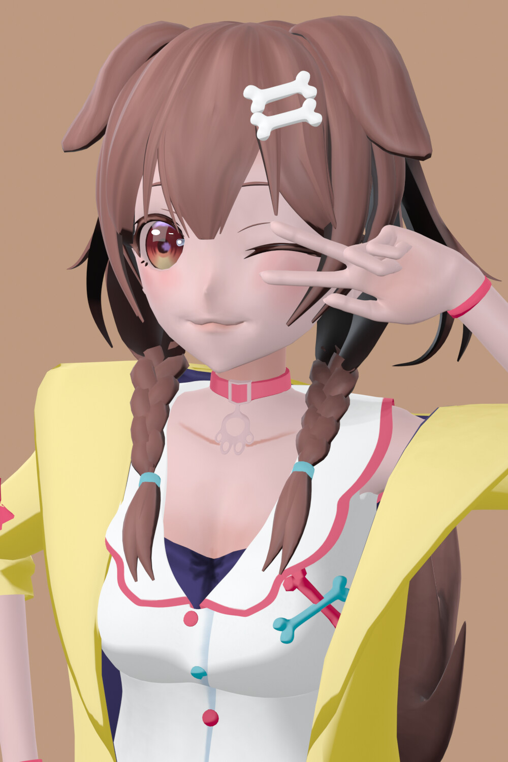 ArtStation - Inugami Korone (3D model)