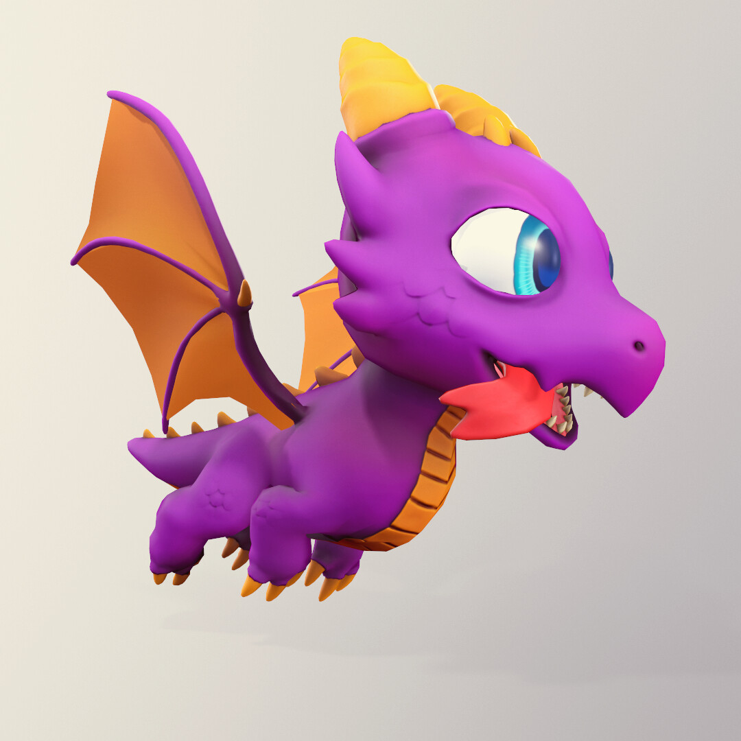 ArtStation - Cute little dragon
