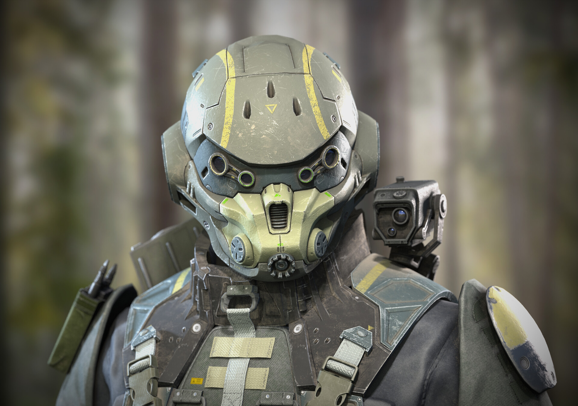 ArtStation - Infantry humanoid mecha