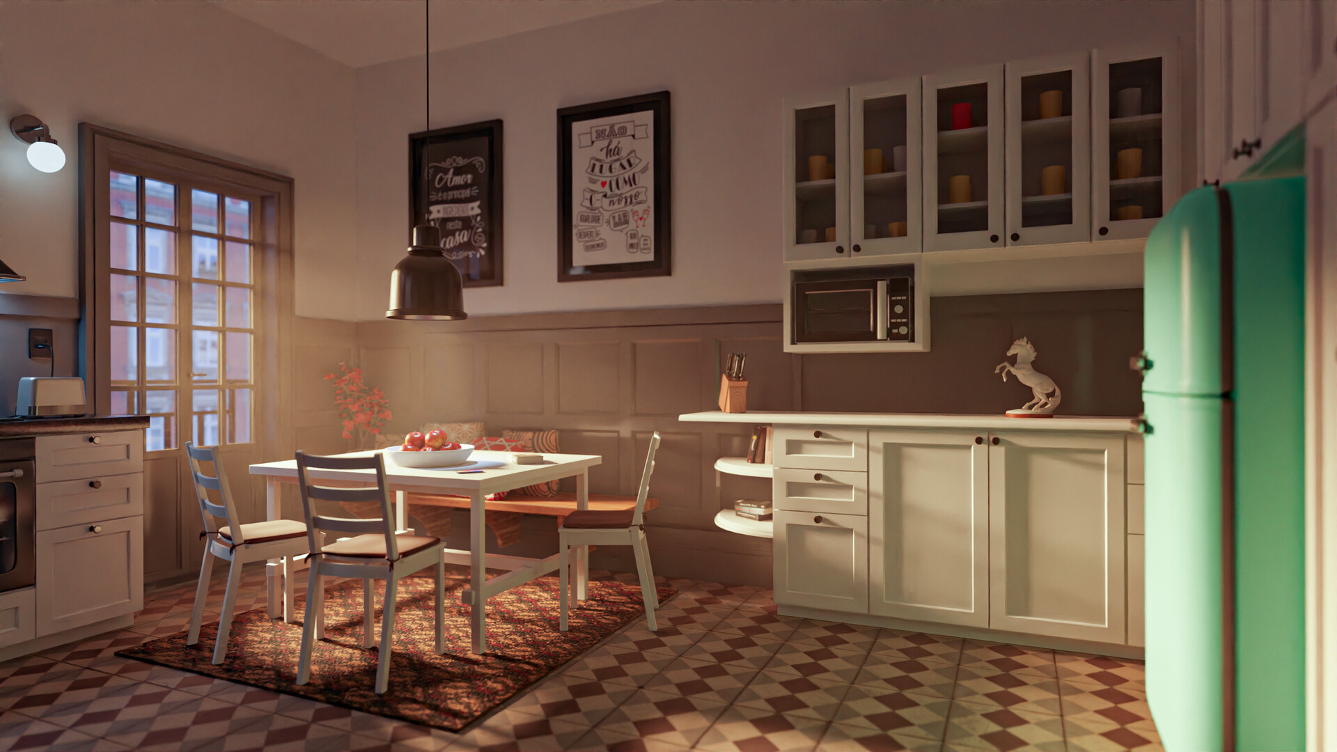 ArtStation - Late Afternoon Kitchen