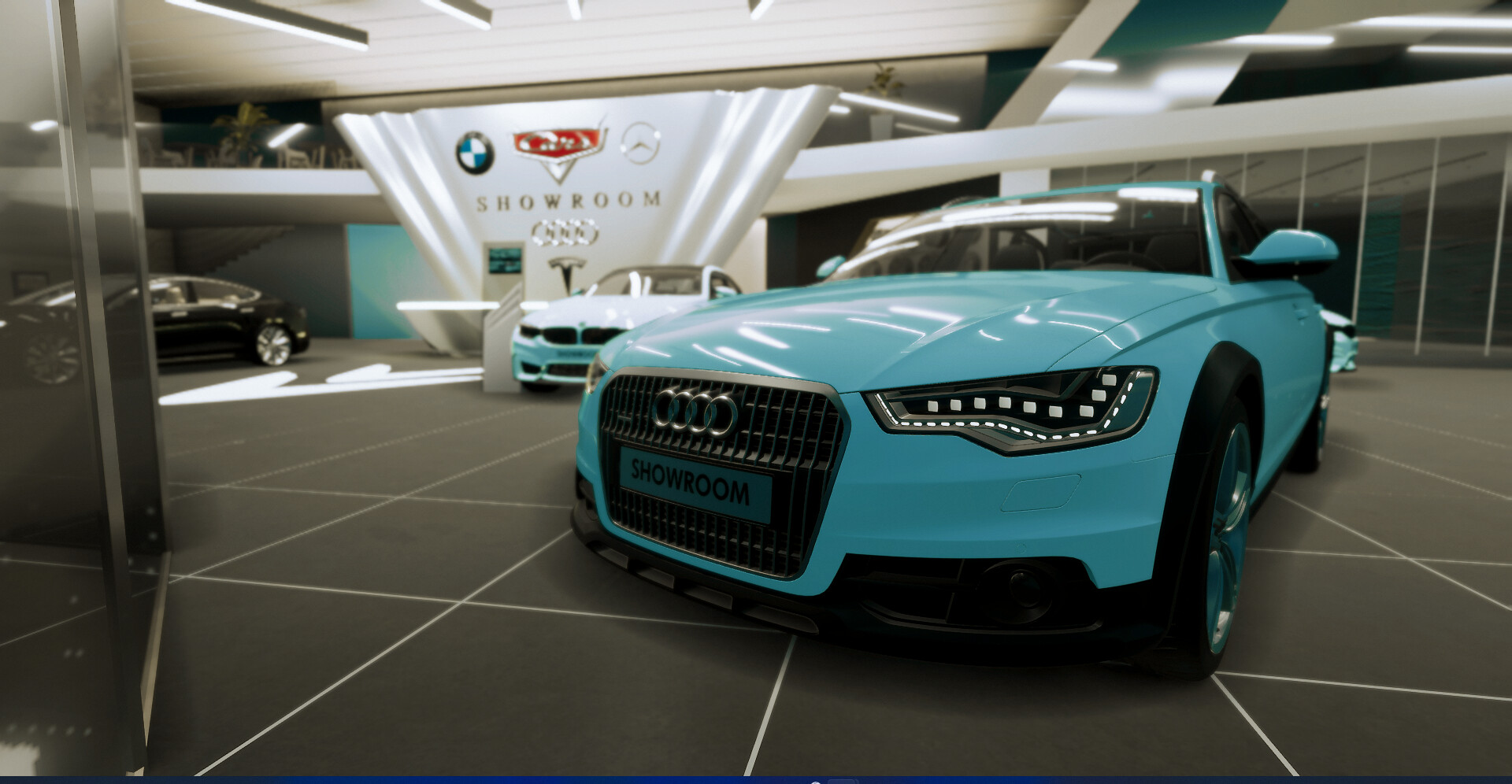 ArtStation - Car Showroom Unity Hdrp Lighting