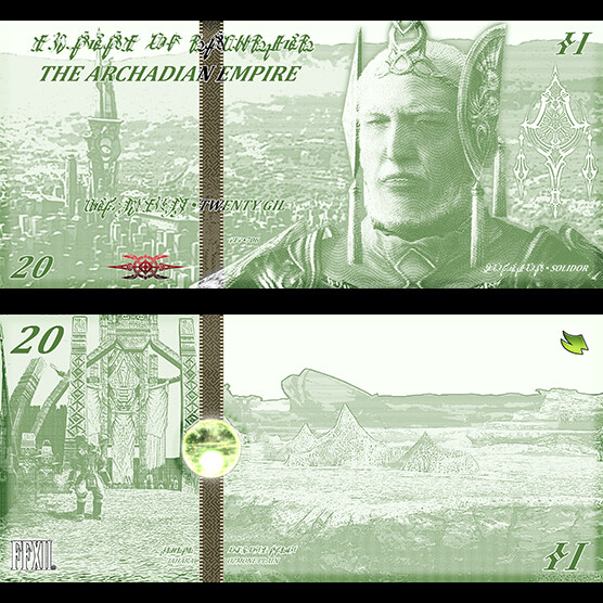 ArtStation - Archadian Empire 20 Gil Note - Elements Series
