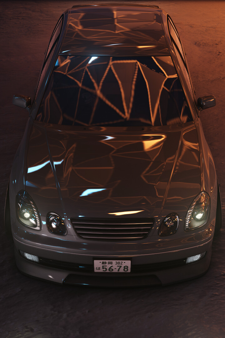 ArtStation - Toyota Aristo in WALD bodykit set3