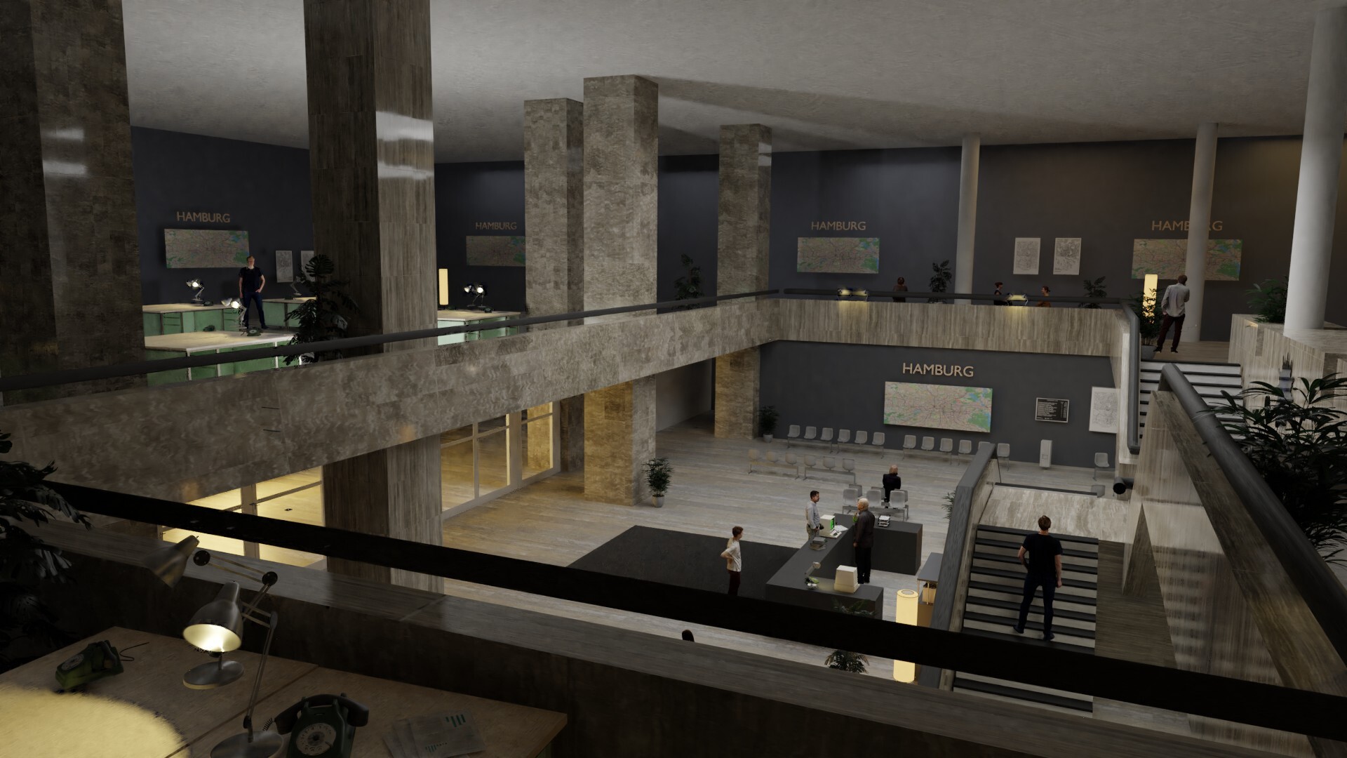 ArtStation - Visualization for SKY production Film set