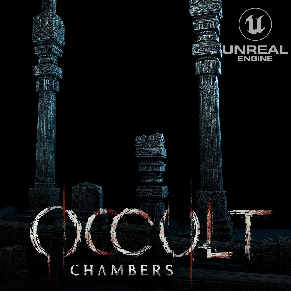 ArtStation - Occult Chambers (Teaser)-Pillars -UE5-UNREAL ENGINE