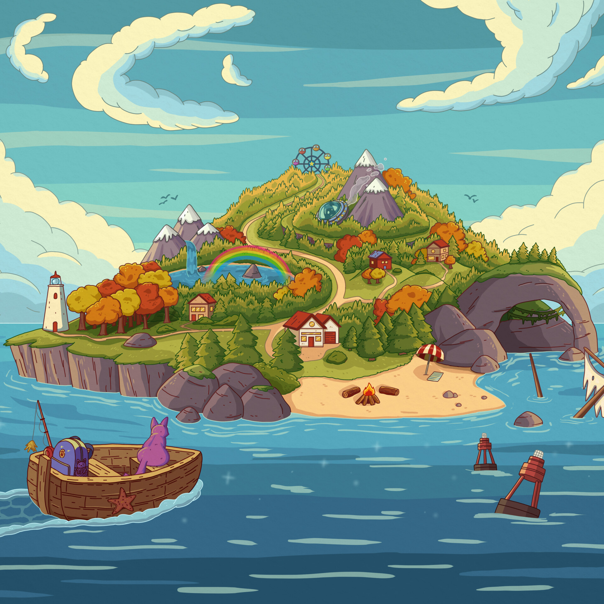 ArtStation - Adventure Island
