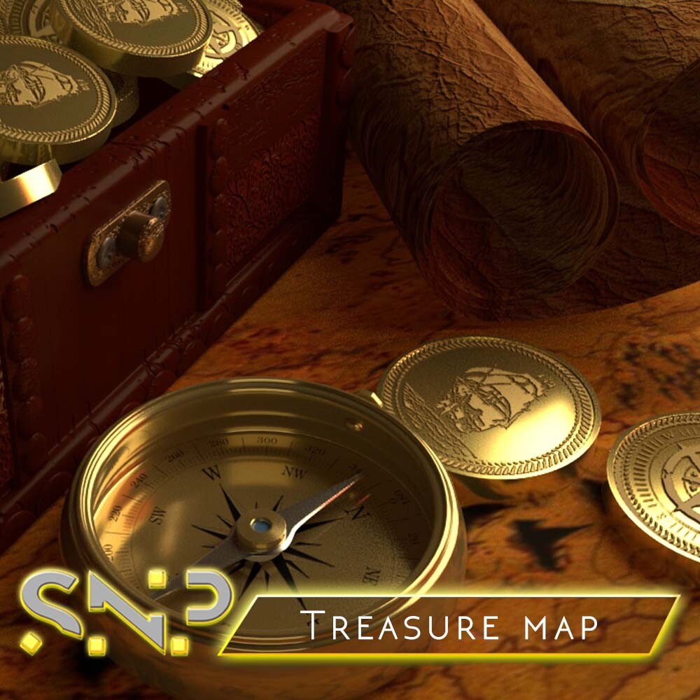 ArtStation - Treasure map