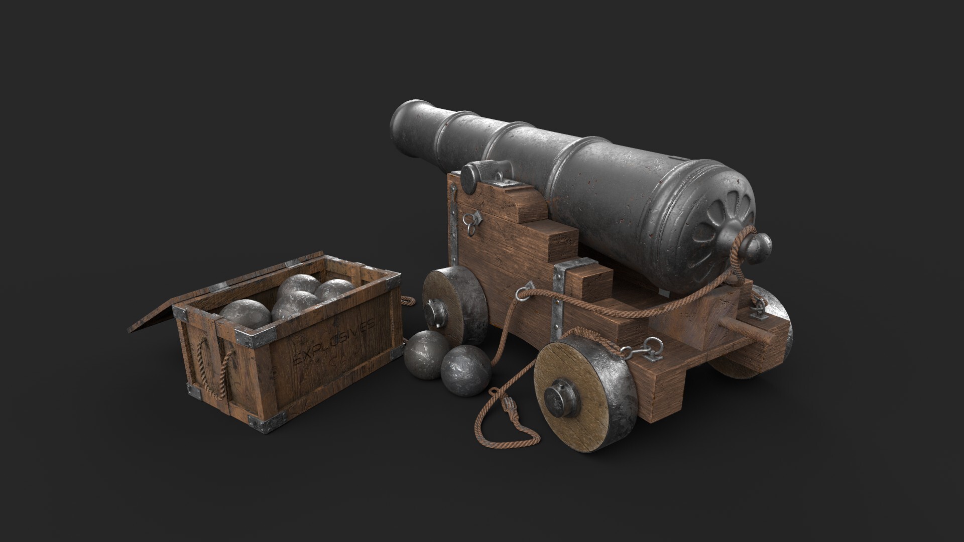 ArtStation - Pirate Cannon