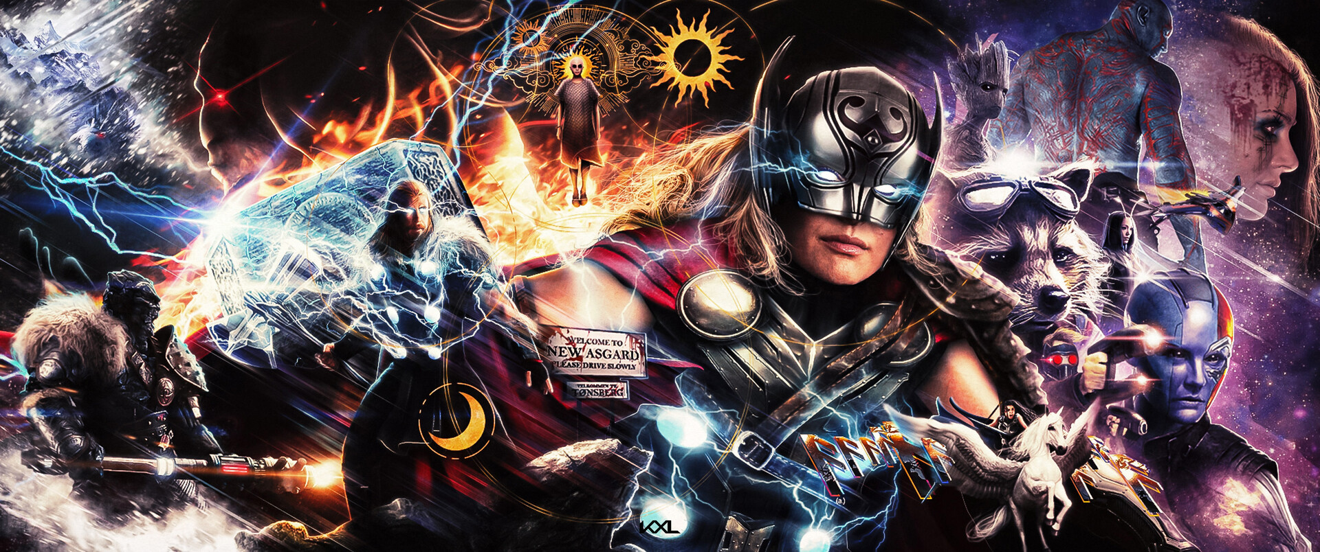 ArtStation - The All-Mighty Love & Thunder