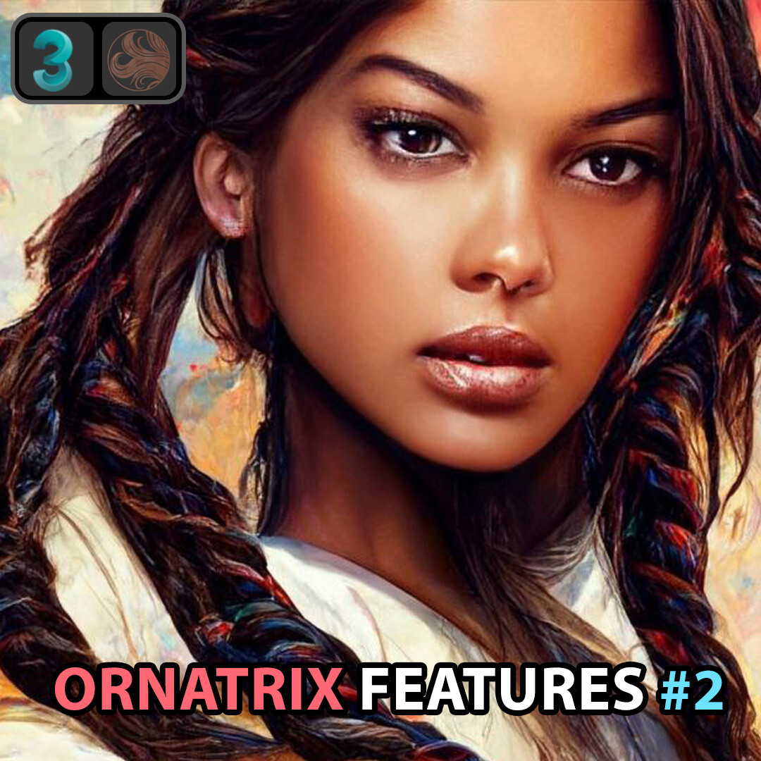 ArtStation - Ornatrix Features #2 - Creating braids with MeshFromStrands/BraidTool (3ds Max)