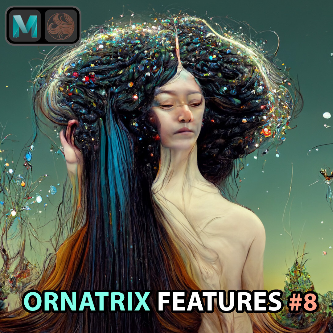 GroomTD/LookDev - Andrew Krivulya - Ornatrix Features #8 - Drawing HairMesh in Maya.