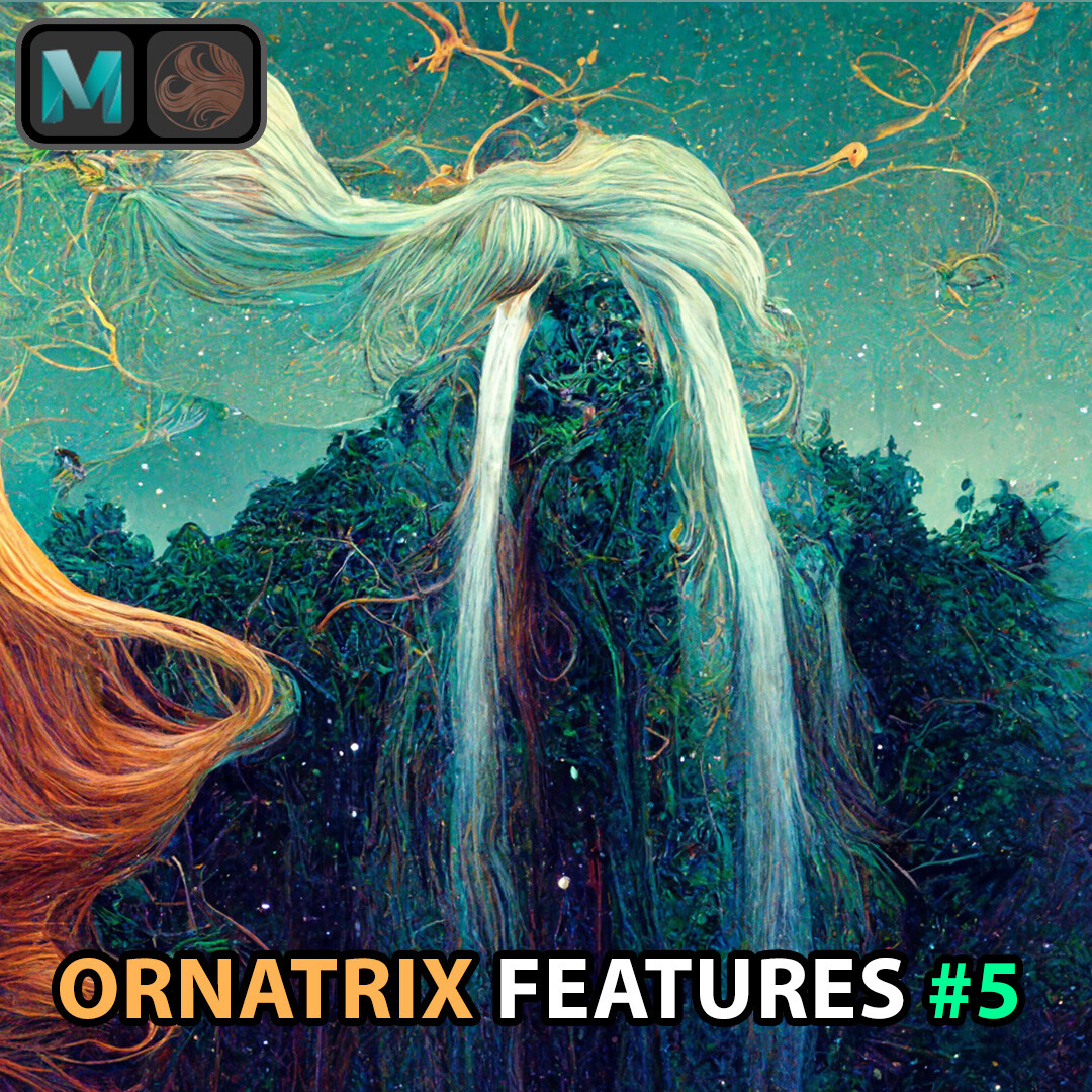 ArtStation - Ornatrix features #5 - Frizz for Clumping Group.