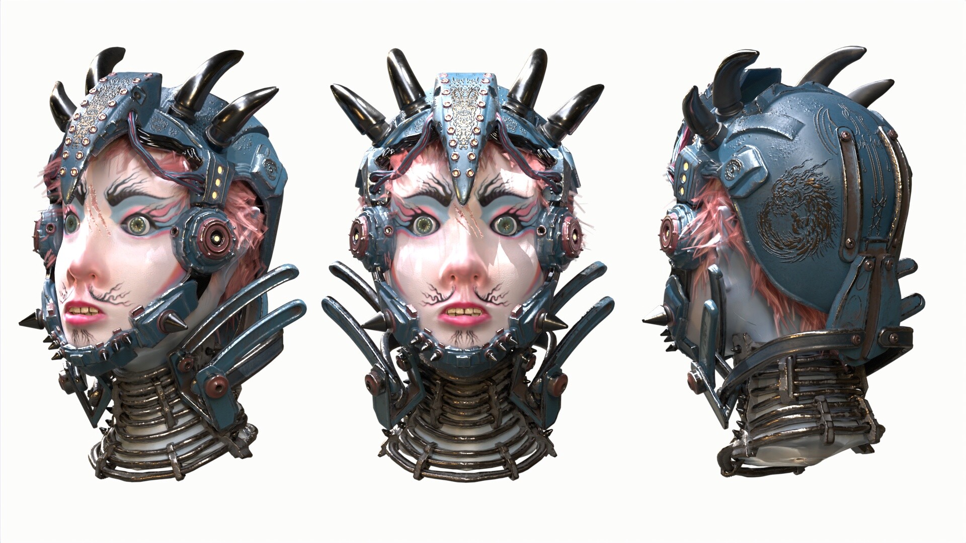 ArtStation - Character Face Concept/ Game Model