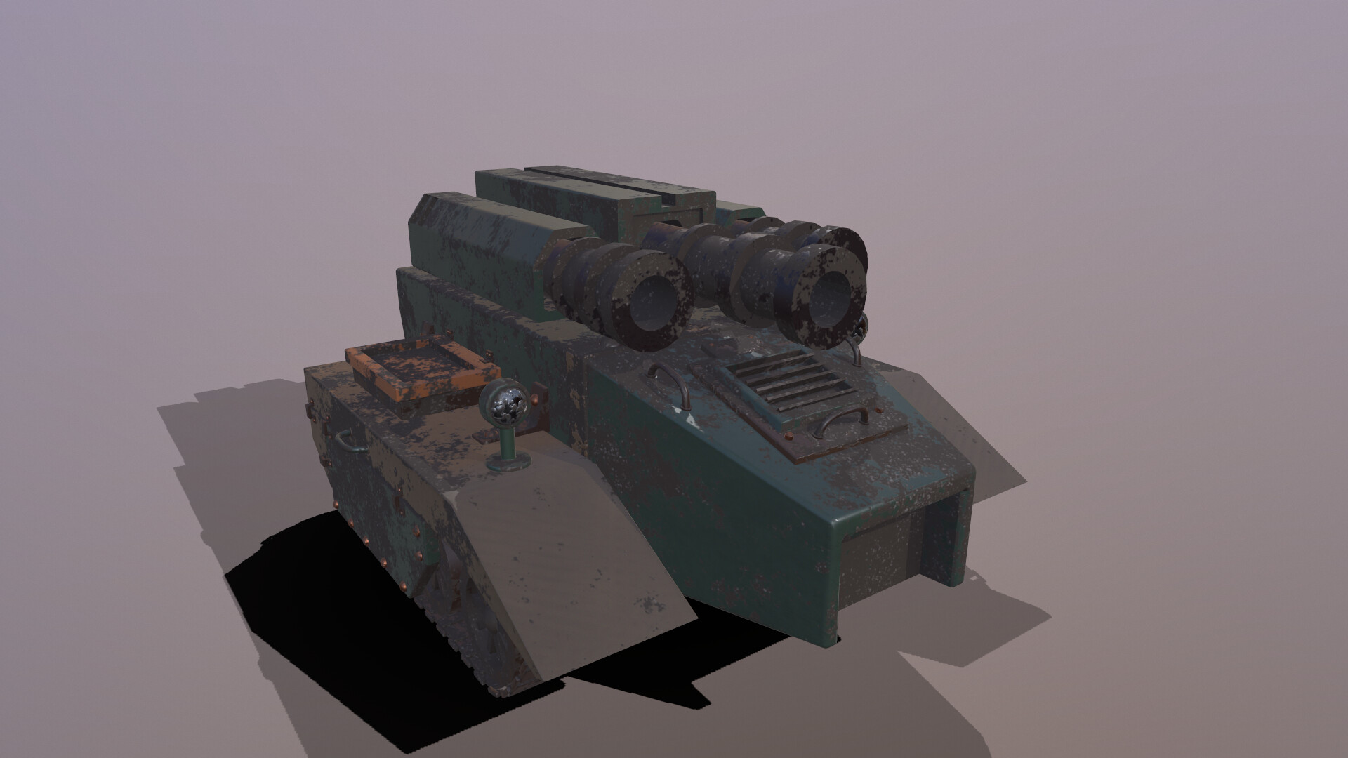 ArtStation - Dirty Tank game prop