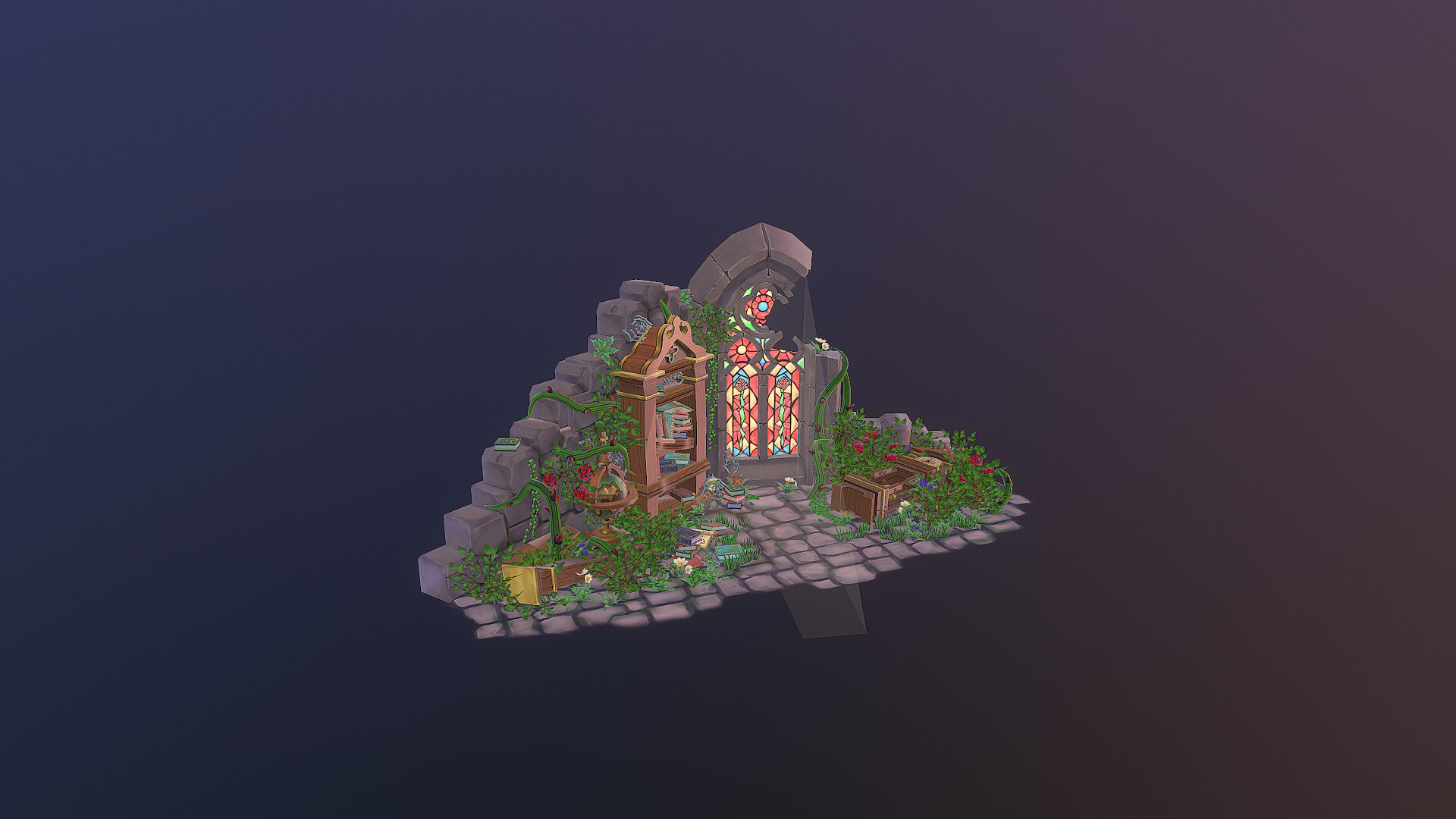 ArtStation - Old_Forgotten_ Library [2022/07]