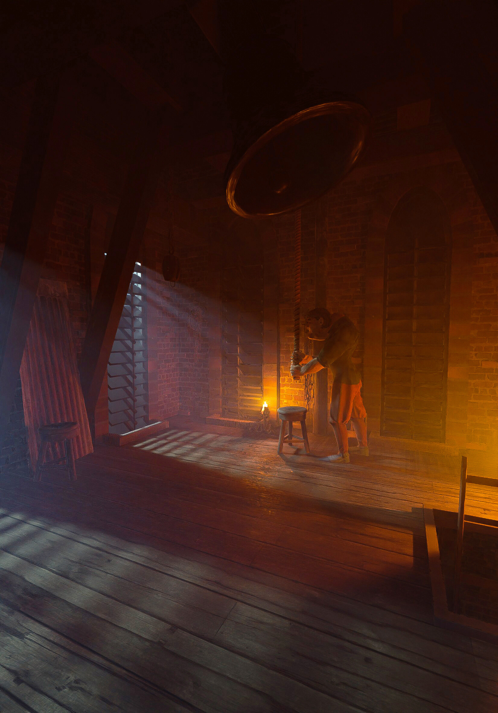 ArtStation - The Bell-ringer of Notre Dame animation