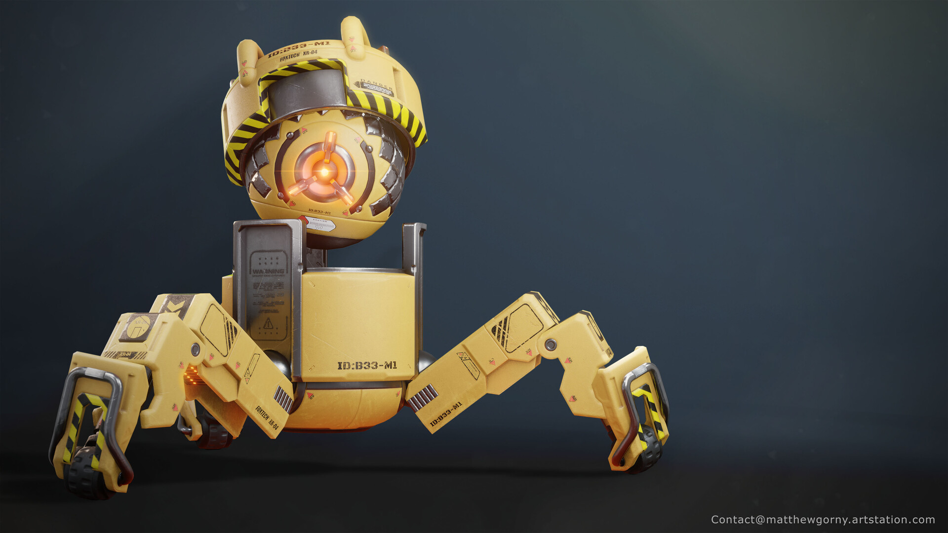 ArtStation - Drone: B33_M1 "Beemi"
