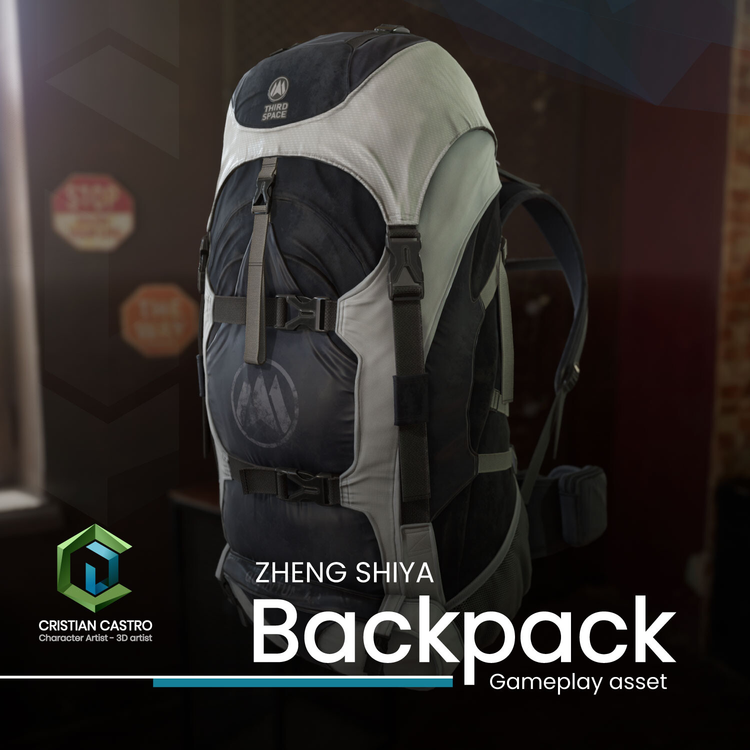 ArtStation - ZHENG SHIYA - Backpack Gameplay asset