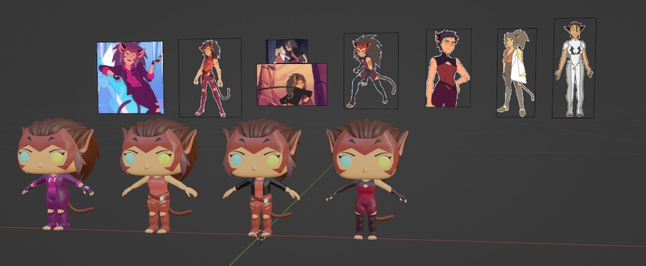 ArtStation - Catra oF She-ra Fantart WIP 3D Print