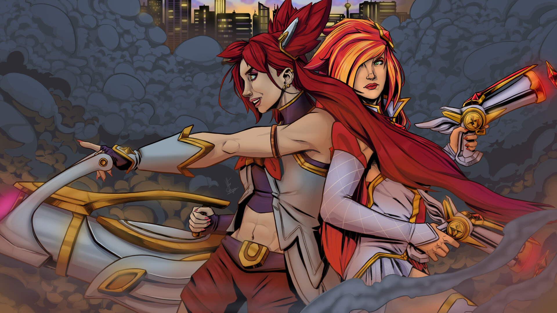 ArtStation - Jinx and Miss Fortune (Star Guardians) - Fanart (2022)