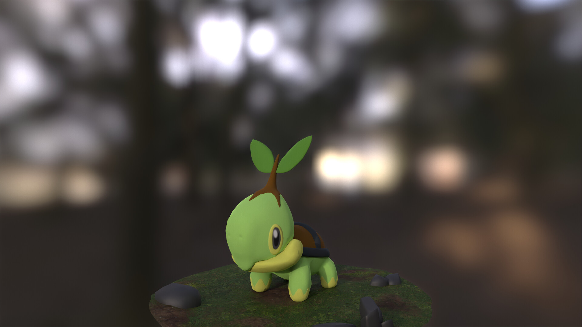 ArtStation - Turtwig (Fan Art)