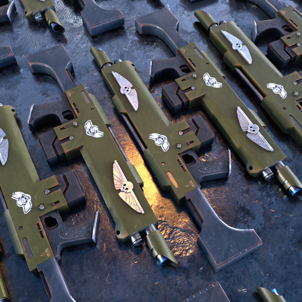 ArtStation - Warhammer 40K Lasgun