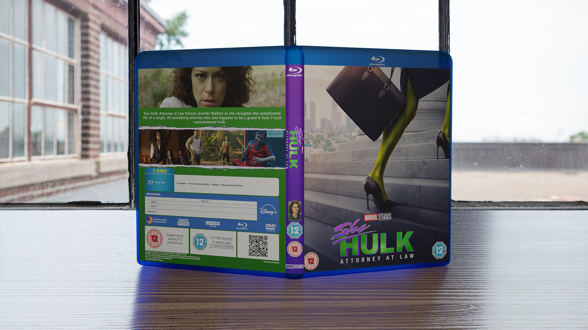 ArtStation - Marvel's She-Hulk Custom Blu-ray Cover