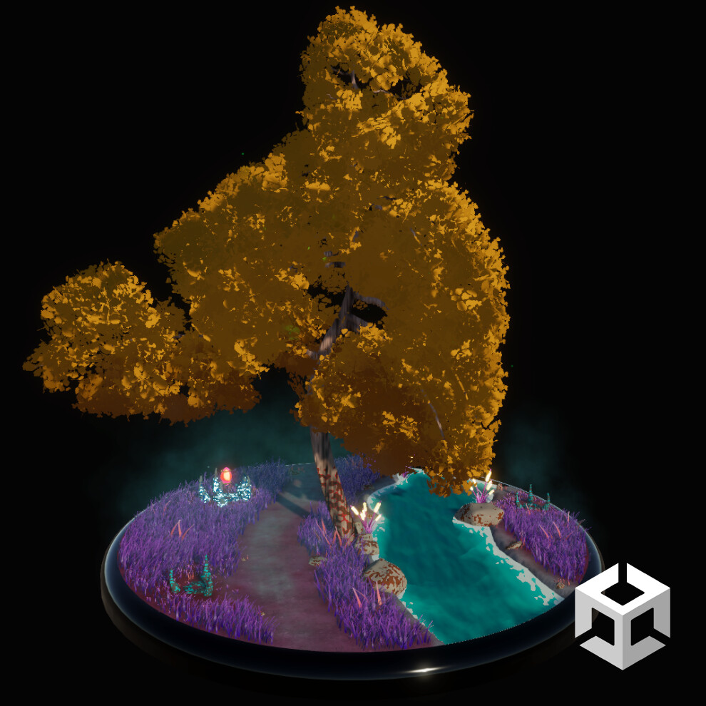 ArtStation - The Fireflies Path - VFX