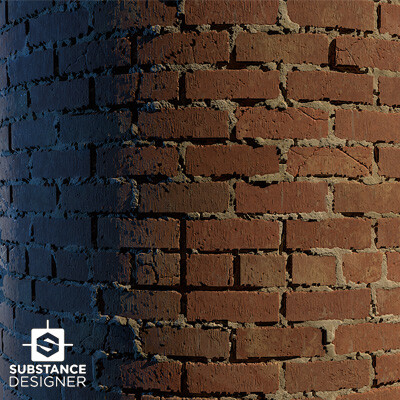 ArtStation - Brick Wall Study
