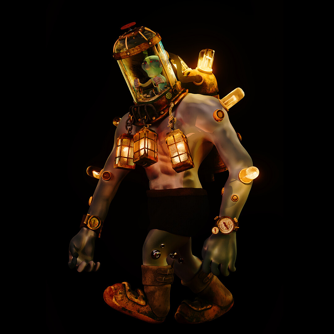 ArtStation - The Homunculus - high poly