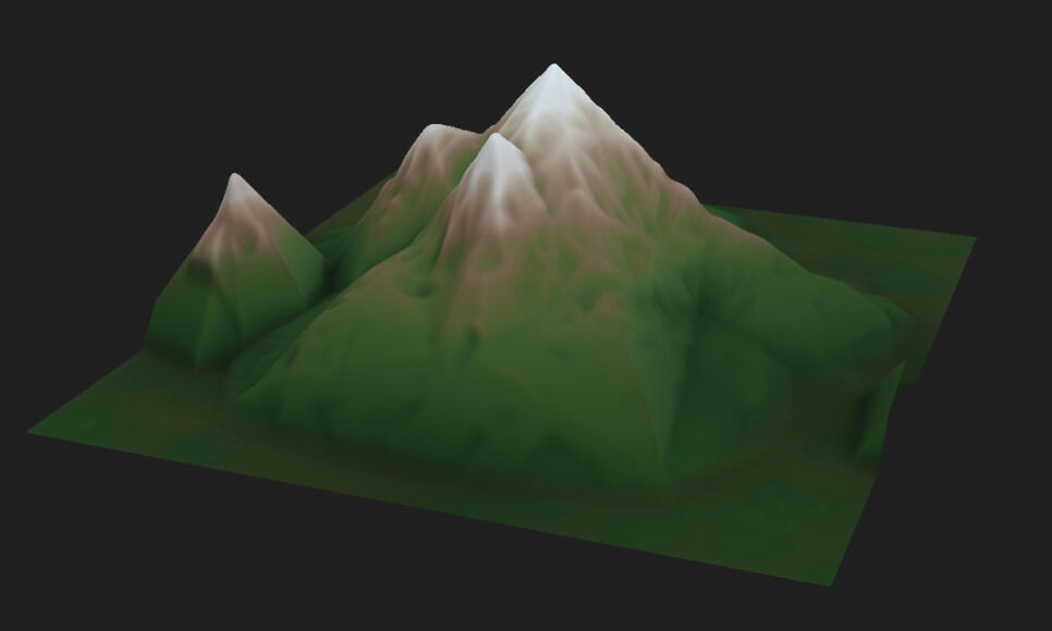 ArtStation - Stylized Mountains_M