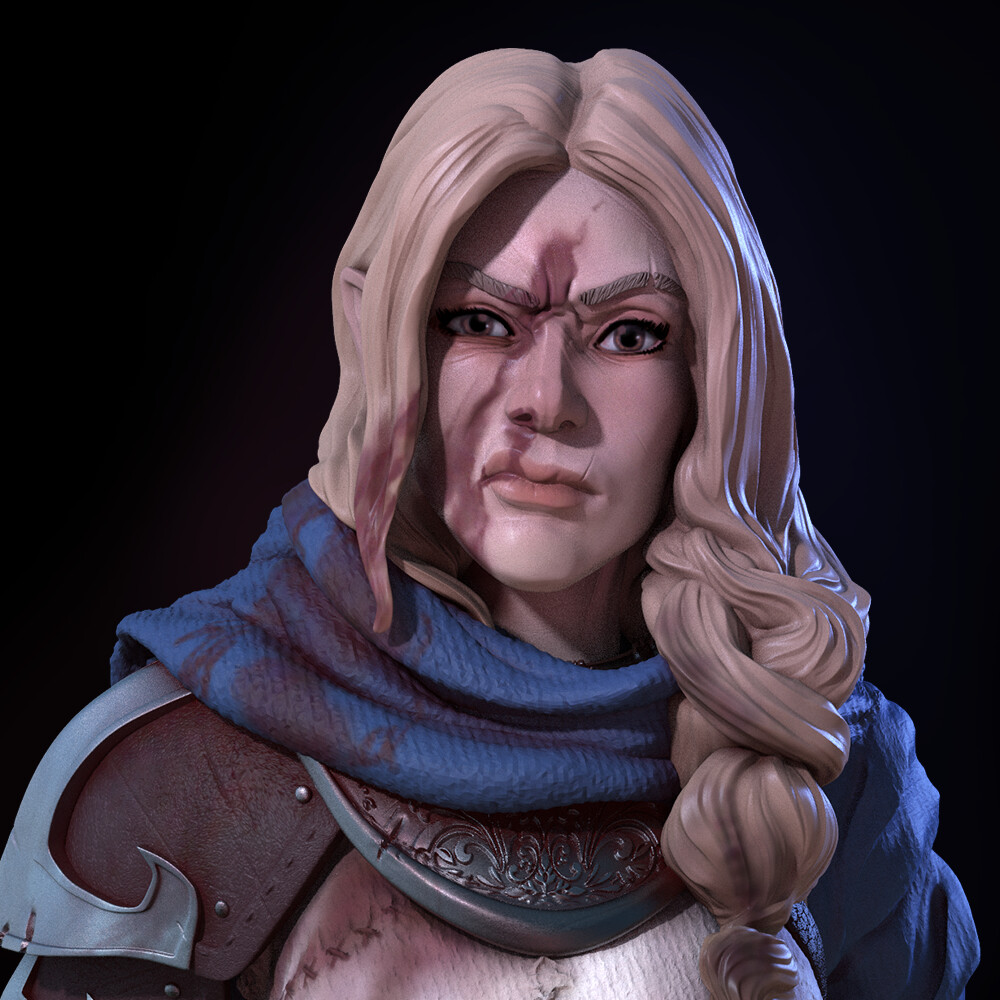 ArtStation - Female Knight