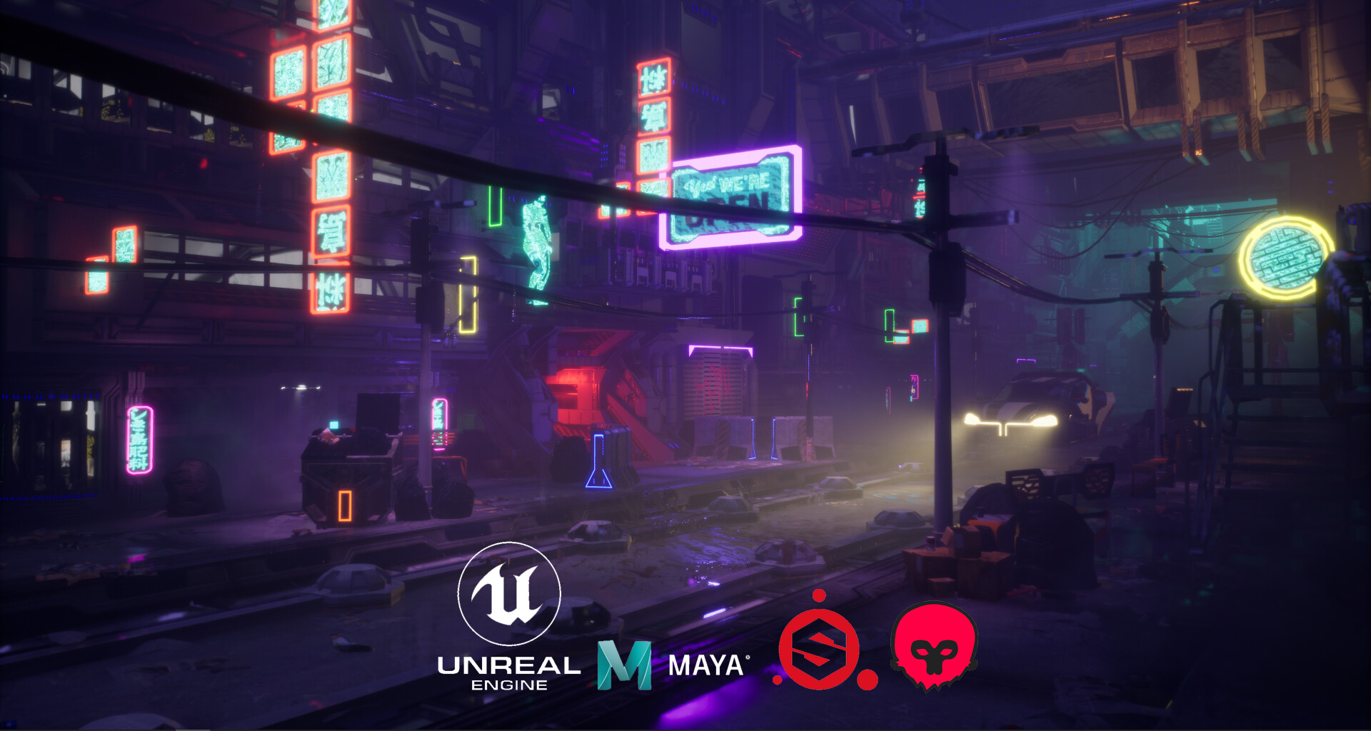 ArtStation - Cyber Punk Street