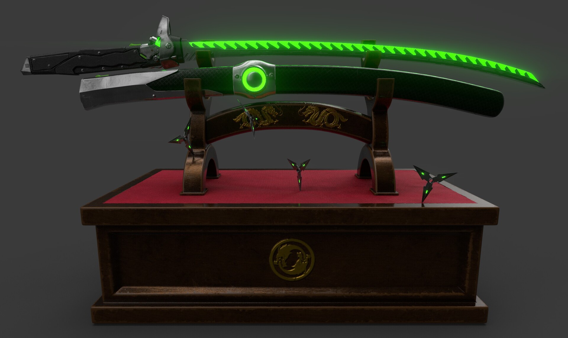 ArtStation - Overwatch Genji's Dragonblade