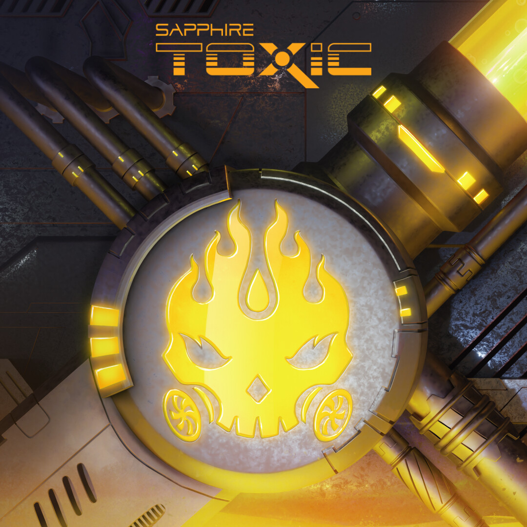 ArtStation - Sapphire TOXIC 2020 Packaging "Toxic Fluid"