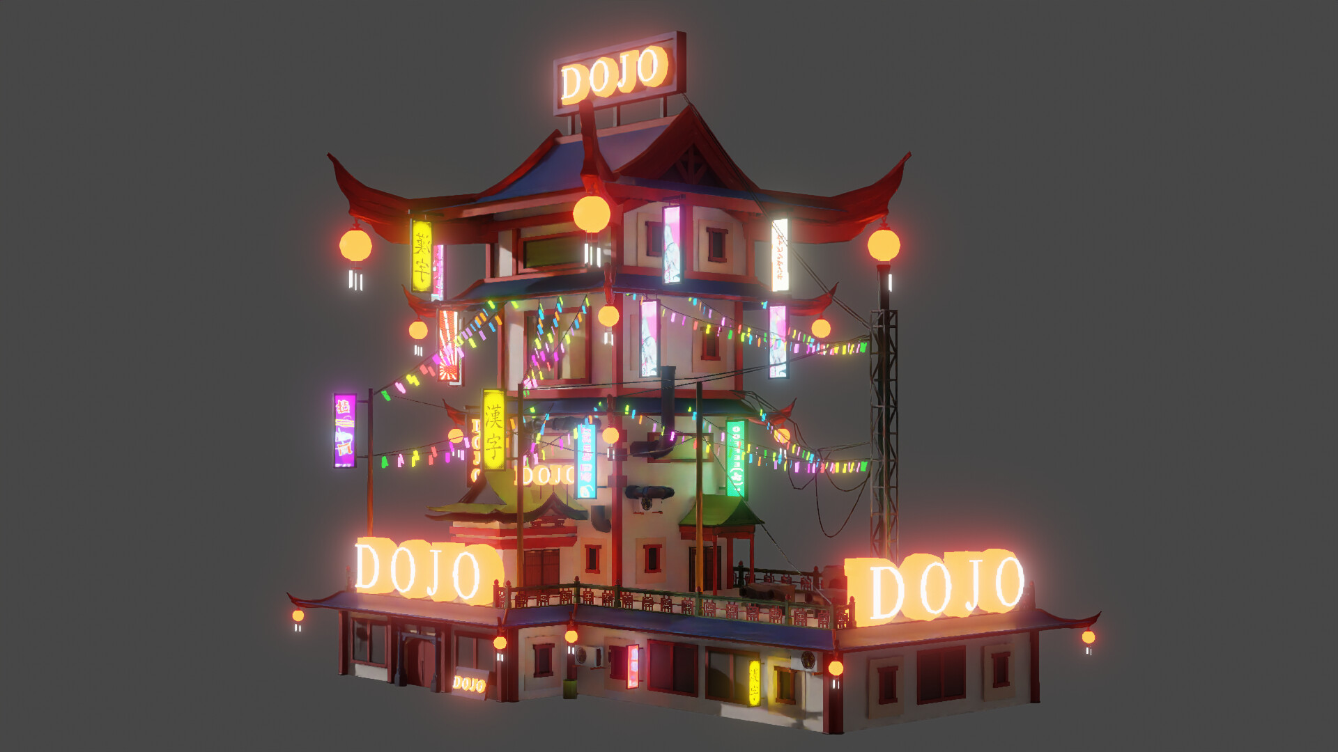 ArtStation - Dojo_ Building