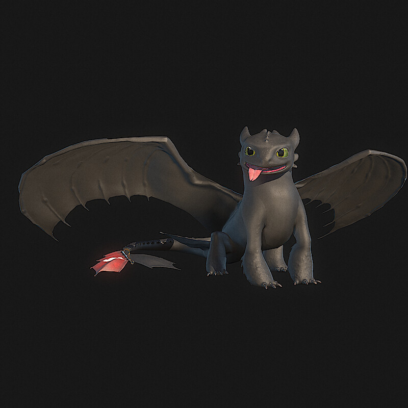 ArtStation - Toothless 3D